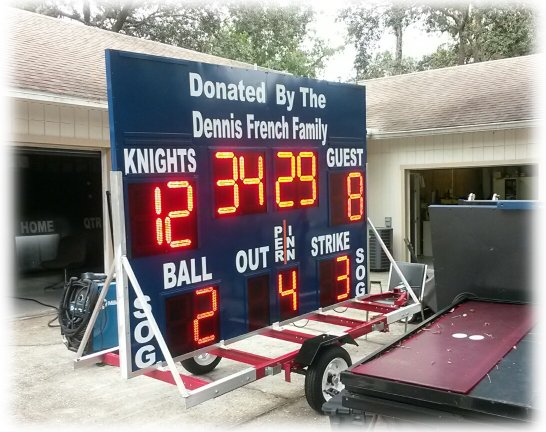 soccer scoreboard wireless LED scoreboard